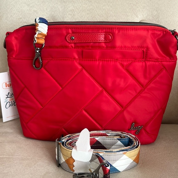 lug | Bags | Nwt Lug Flare Crossbody Bag In Poppy Red | Poshmark